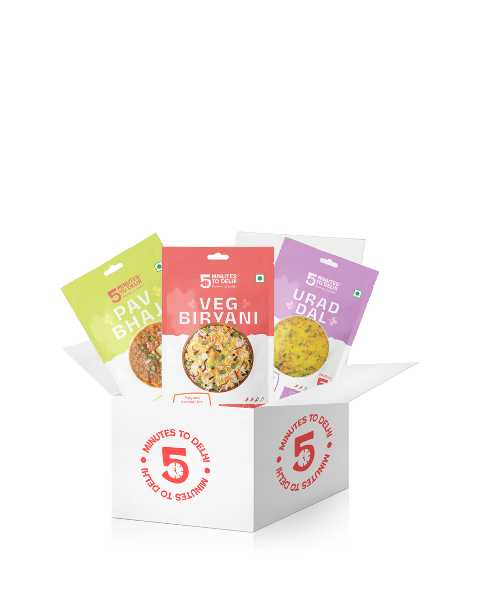Best Seller Bundle (Vegan) - 3 Dishes Variety Pack – 5 Minutes To Delhi