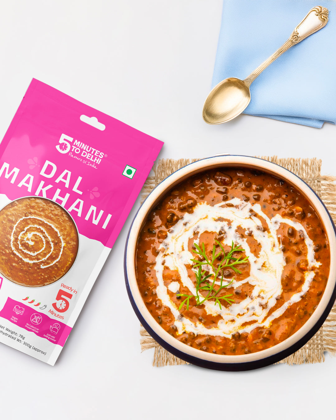 Authentic Dal Makhani Instant Meal | Ready to Eat in 5 minutes | 300g ...