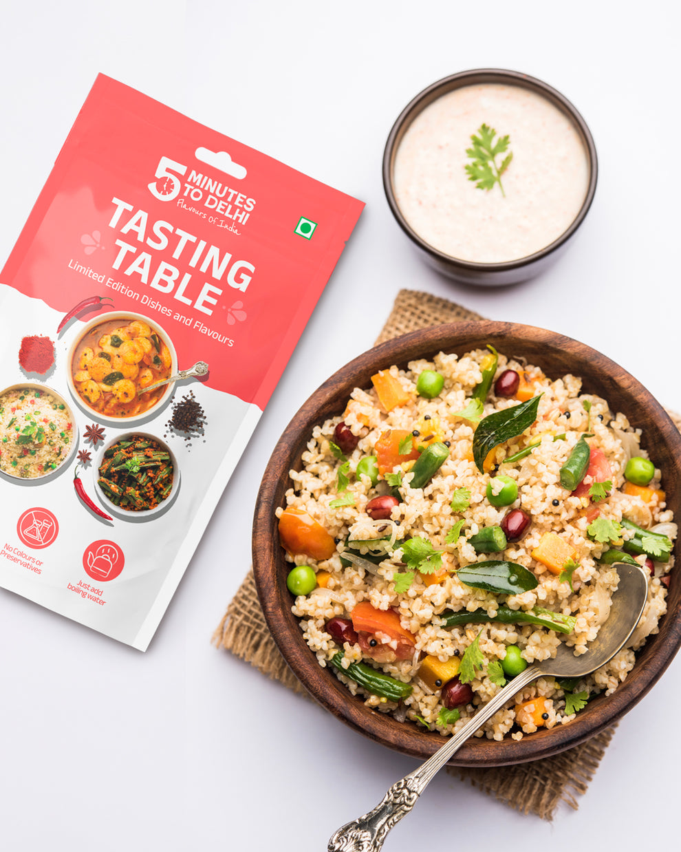 Upma (Vegan) | LIMITED EDITION FLAVOUR – 5 Minutes To Delhi